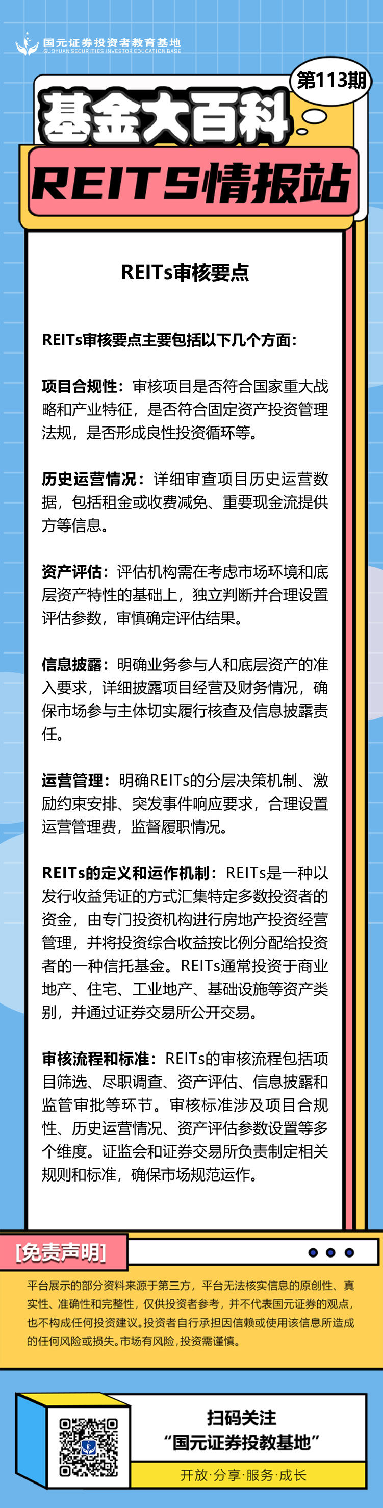 【REITs情报站】第113期